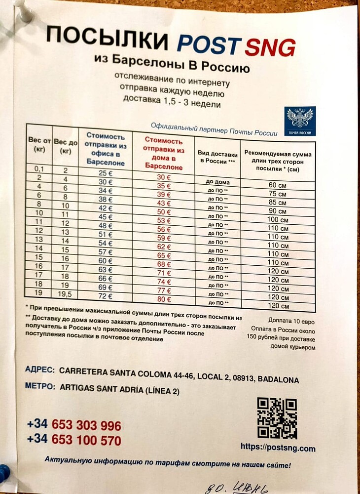 Enviar paquete a rusia, es posible? - Negocios Rusia - Comunidad Rusalia